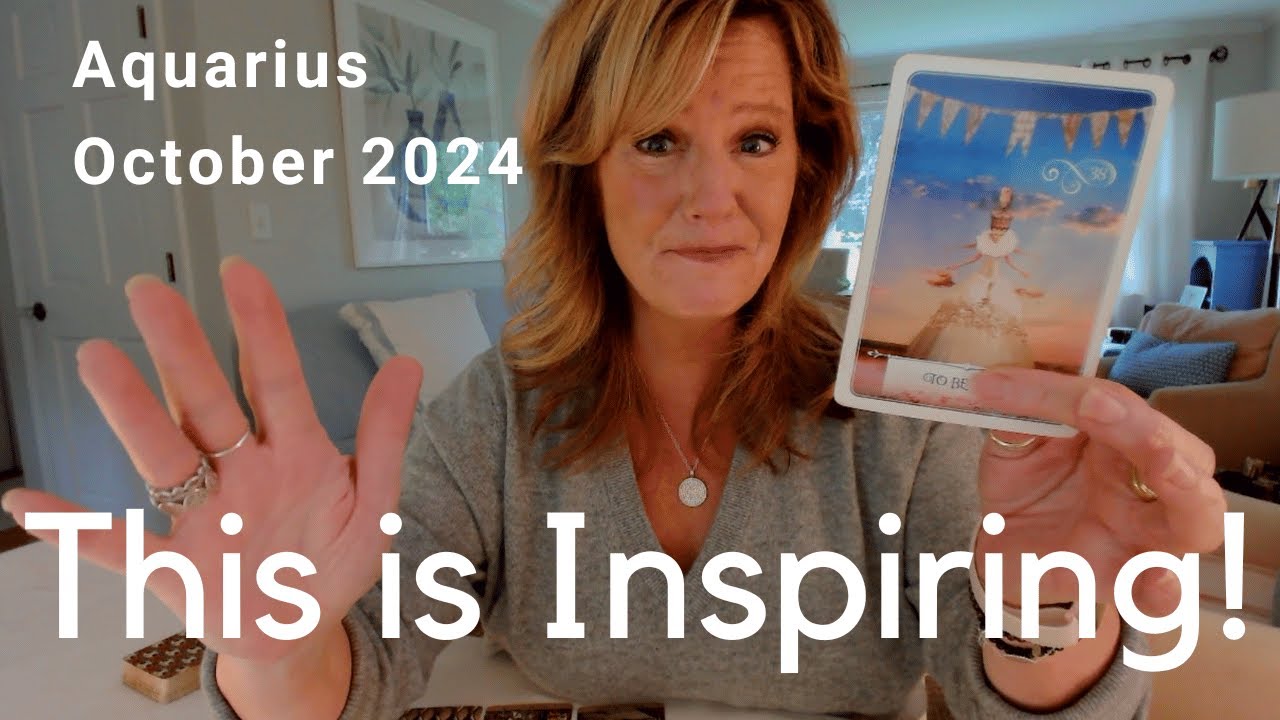 AQUARIUS : Seeing The FUTURE - You're Stepping Into Something INSPIRING | October 2024 Zodiac Tarot