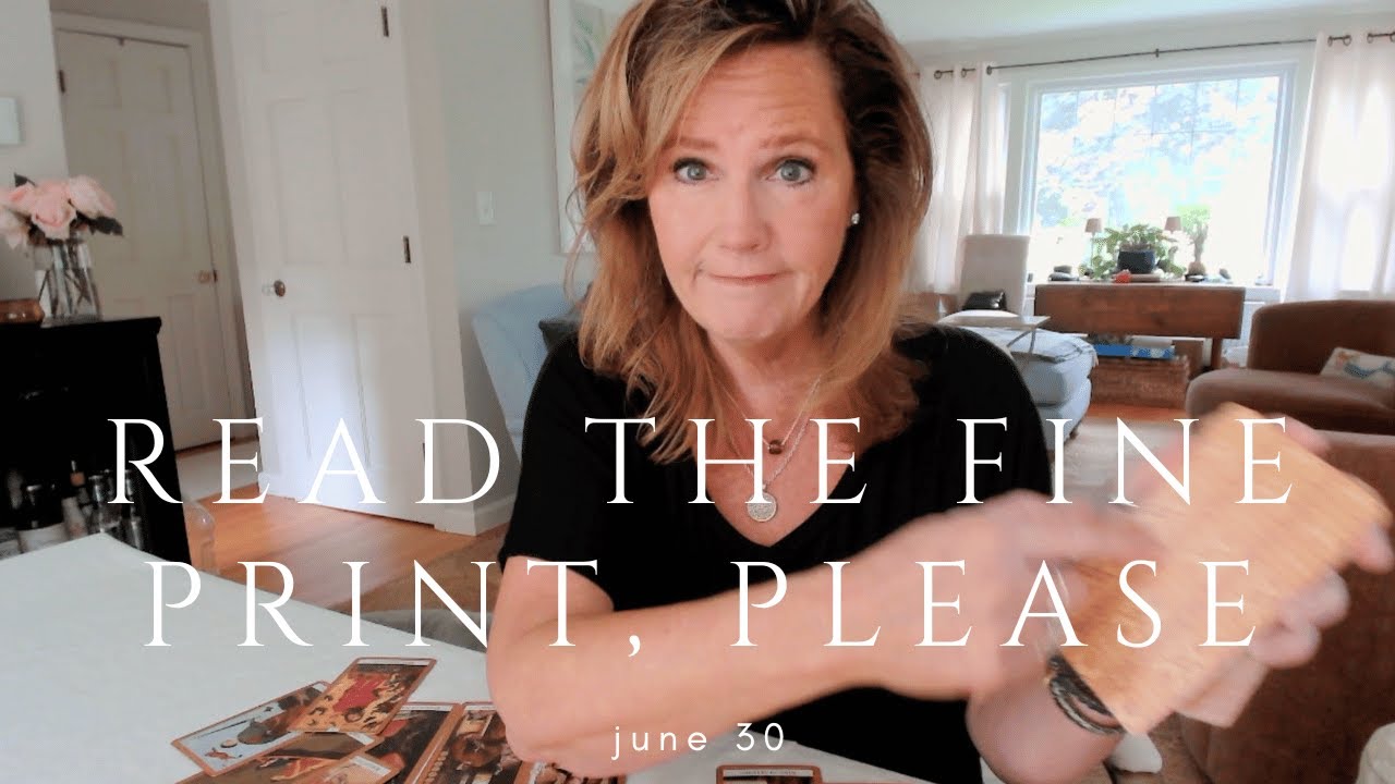 Your Daily Tarot Reading : SLOW DOWN - Read The Fine Print! | Spiritual ...