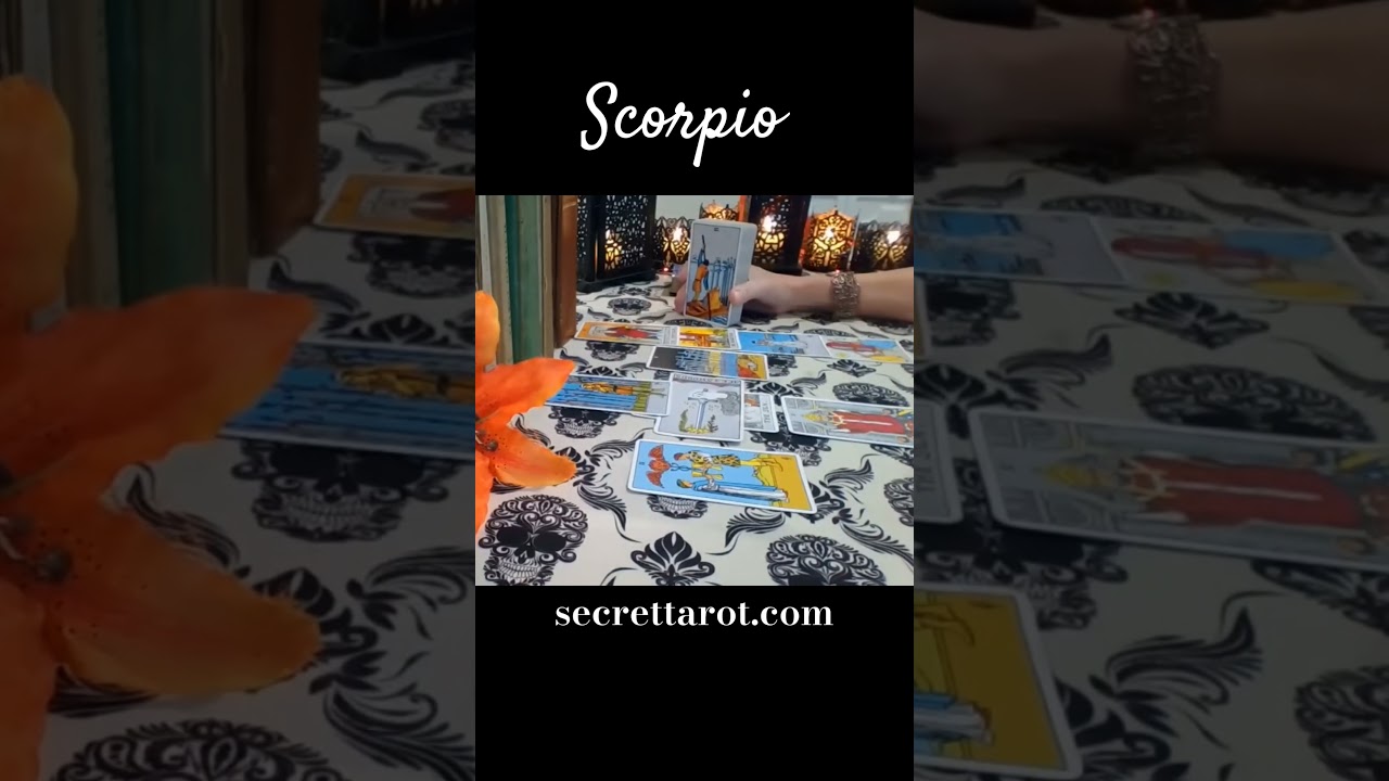 Scorpio ♥️ A Little Bit Of Drama #Scorpio #tarot